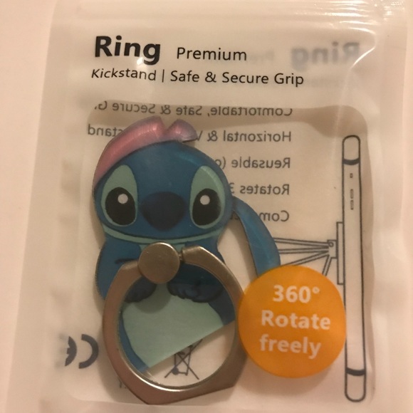 Accessories | Brand New Lilo And Stitch Finger Phone Holder | Poshmark